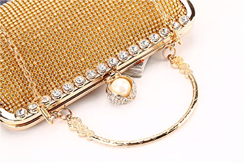 seropian Women's Rhinestone Bag Sparkling Chain Handbag Evening Clutch Purse Small Evening Formal Bag for Wedding,Party,Club