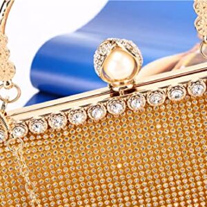 seropian Women's Rhinestone Bag Sparkling Chain Handbag Evening Clutch Purse Small Evening Formal Bag for Wedding,Party,Club