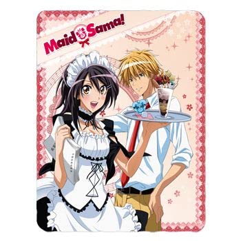 D&D Entertainment Maid Sama! Misaki and Usui Throw Blanket Officially Licensed