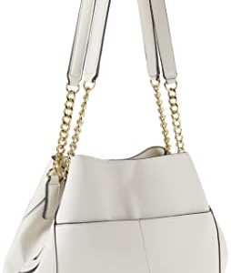 Karl Lagerfeld Paris Womens Hobo Bag, Wt/Bk Multi, One Size US