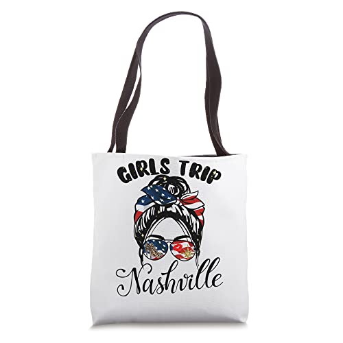 Girls Trip Nashville 2023 For Womens Weekend, Birthday Party Tote Bag