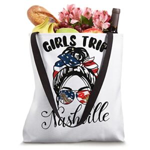 Girls Trip Nashville 2023 For Womens Weekend, Birthday Party Tote Bag