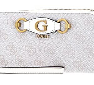 GUESS Izzy Large Zip Around Wallet, Dove Logo