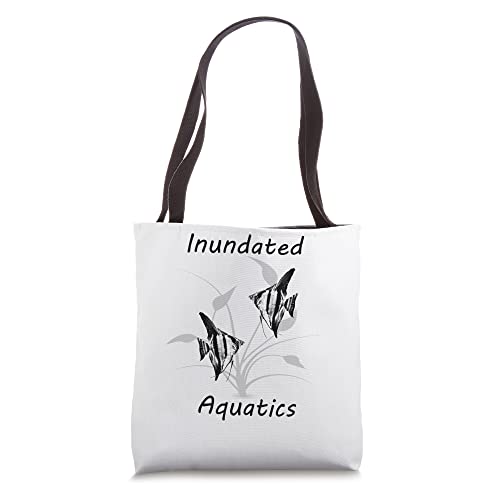 Inundated Aquatics Angelfish Tote Bag