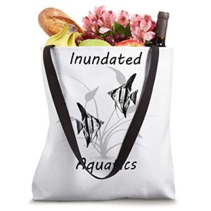 Inundated Aquatics Angelfish Tote Bag