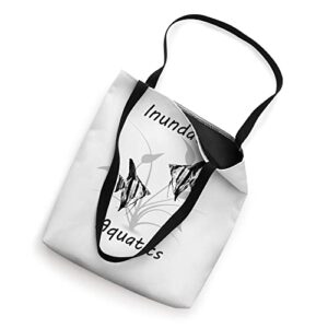 Inundated Aquatics Angelfish Tote Bag