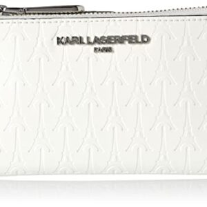 Karl Lagerfeld Paris Womens Slg Wallet, Blk/Blk Multi, One Size US