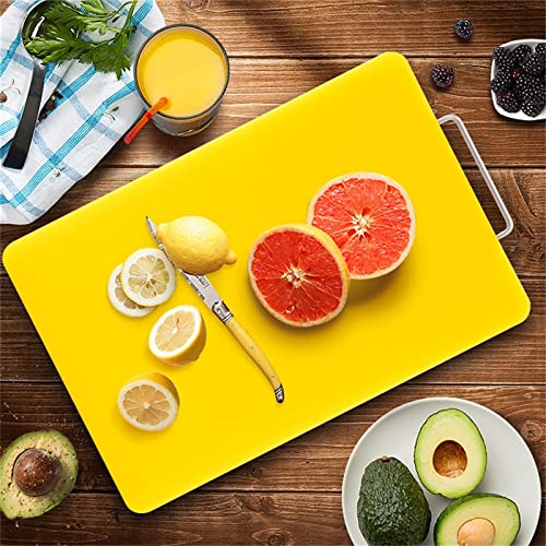 GULRUH Wood Cutting Boards for Kitchen, PE Cutting Board Plastic Kitchen Chopping Board