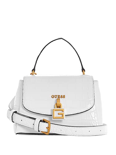 GUESS Montreal Mini Crossbody Flap, White