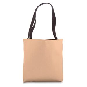 simple color pastel peach orange colored neutral tote bag