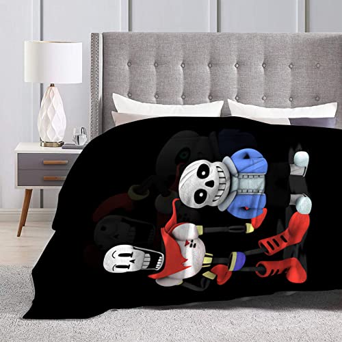 Anime Blanket Cartoon Throw Blanket for Couch Sofa Bed Living Room Gifts for Halloween Thanksgiving Christmas 50"X60"