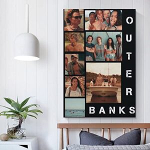 Outer Banks Poster Movie Canvas Poster Bedroom Decor Sports Landscape Office Room Decor Gift No Frame 12x18inch(30x45cm)