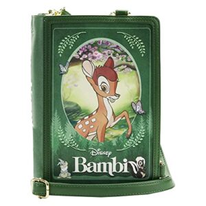 loungefly disney bambi book convertible crossbody bag