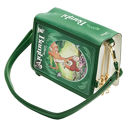 Loungefly Disney Bambi Book Convertible Crossbody Bag