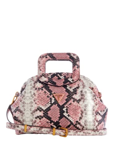 GUESS US Errin Snakeskin Small Frame Satchel