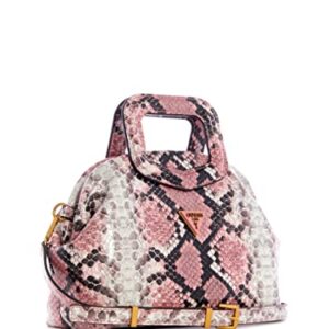 GUESS US Errin Snakeskin Small Frame Satchel