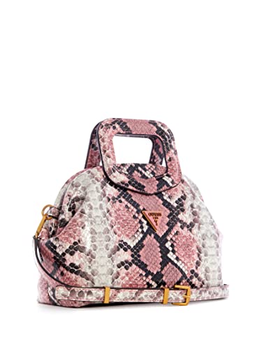 GUESS US Errin Snakeskin Small Frame Satchel