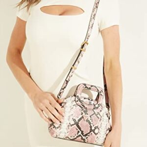 GUESS US Errin Snakeskin Small Frame Satchel