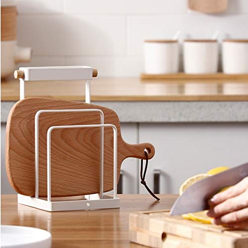 CXDTBH Sitting Free Punching 304 Stainless Steel Pot Cover Rack Kitchen Shelf Cutting Board Cutting Board Chopping Board Rack