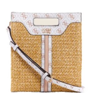 GUESS US Kasinta Raffia Mini Cutout Tote