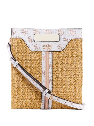 GUESS US Kasinta Raffia Mini Cutout Tote