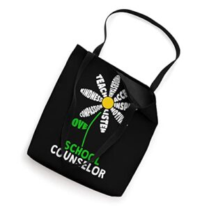 Best School Counselor Flower School Counseling Tote Bag