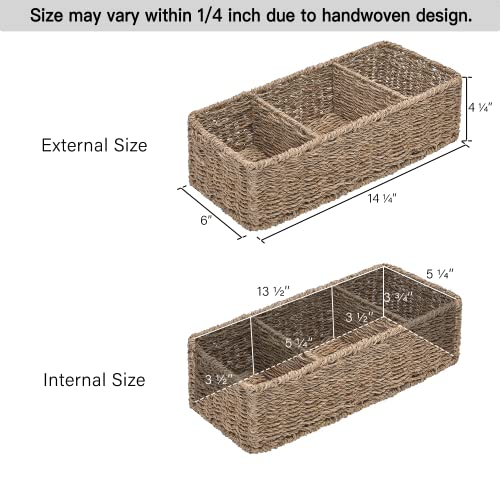 StorageWorks Small Wicker Baskets