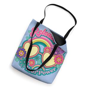 Release Your Power Design Colorful Inner Strength Cool Vibes Tote Bag