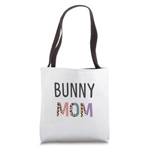 bunny mom – funny pet owner gift rabbit mom tote bag