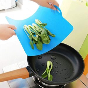 GULRUH Wood Cutting Boards for Kitchen, 39*25cm Flexible PP Plastic Non-slip Hanging Hole Cutting Board Food Slicing Cutting Board Kitchen Cooking Tool Cheese Board Durable And Non-greasy Kitchen Tool