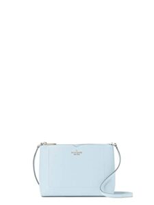 kate spade new york kate spade harlow pebbled leather crossbody bag (frosty sky)