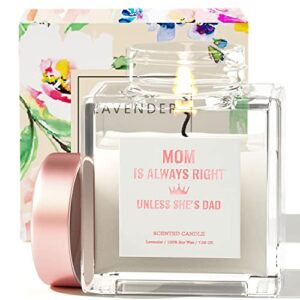 gifts for mom from daughter – great mothers day gifts for mom – perfect gifts for mom, funny gifts for mom, christmas and birthday gifts for mom, funny gifts for women lavender scented candle