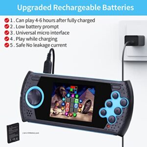 Handheld Game for Kids Built-in 230 HD Classic Retro Video Games USB Rechargeable 3.0 Inch Childrens Travel Electronics Toys Portable Gaming Player System Gift for Boys Girls Ages 4-8-12