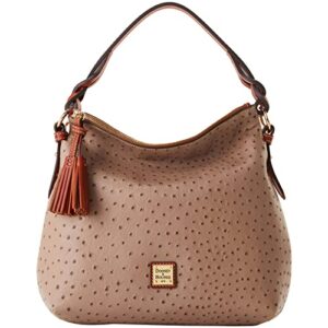 dooney & bourke ostrich twist strap hobo shoulder bag