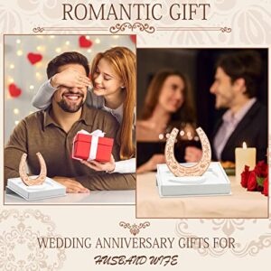 7 Year Anniversary Gifts for Him 7 Year Anniversary Wedding Gift for Couple 7 Years of Marriage Lucky Horseshoe Copper 7th Wedding Anniversary gifts for Him with Box Gifts for Men Him