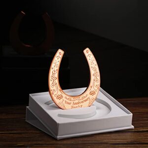 7 Year Anniversary Gifts for Him 7 Year Anniversary Wedding Gift for Couple 7 Years of Marriage Lucky Horseshoe Copper 7th Wedding Anniversary gifts for Him with Box Gifts for Men Him