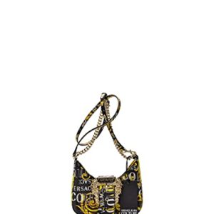 Versace Jeans Couture women Logo couture hobo bags black - gold