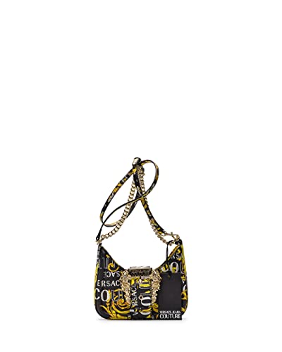 Versace Jeans Couture women Logo couture hobo bags black - gold