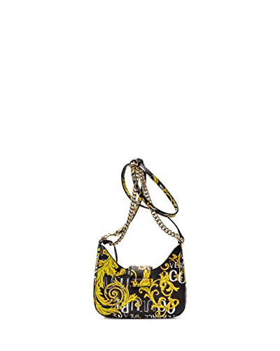 Versace Jeans Couture women Logo couture hobo bags black - gold