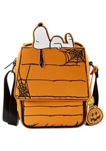 loungefly peanuts great pumpkin snoopy doghouse women’s crossbody