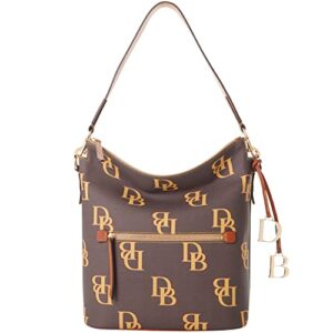 dooney & bourke monogram large sac shoulder bag