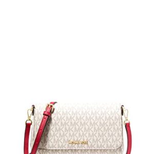 Michael Kors Medium Logo Convertible Crossbody Bag Purse Handbag (CHILI MULTI)