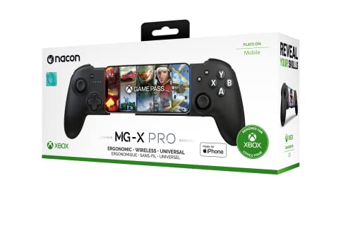 RIG Nacon MG-X PRO for iPhone - MFi Wireless Mobile Gaming Controller for Apple iOS