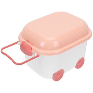 cabilock plastic storage basket kids toy box rolling storage box toy storage bins storage basket bins with wheel and kids toy storage bins