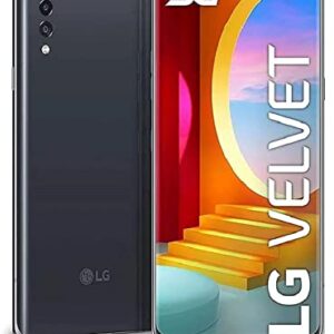 LG Velvet 5G (128GB, 6GB RAM) 6.8" Camera, Gray, Verizon Unlocked (Renewed)