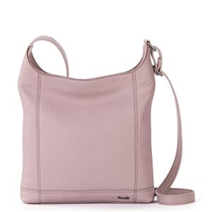 the sak de young crossbody in leather, rosewood