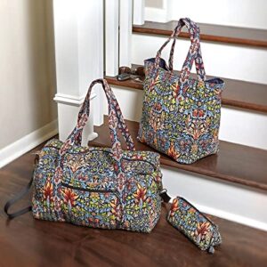 FLORIANA Cotton Tote Bags William Morris Print Shoulder Bag Handbags for Women