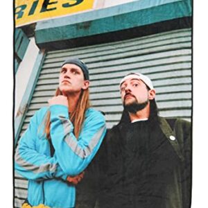 Fun Costumes 60 Inch x 48 Inch Jay and Silent Bob Throw Blanket Standard