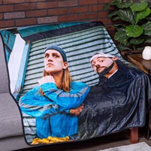 Fun Costumes 60 Inch x 48 Inch Jay and Silent Bob Throw Blanket Standard