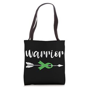 warrior kidney disease – ribbon kidney disease awareness tote bag